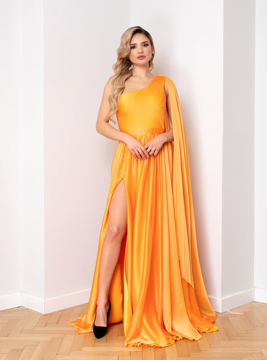 Rochie de seara cu capa Almina – Georgiana Iordache