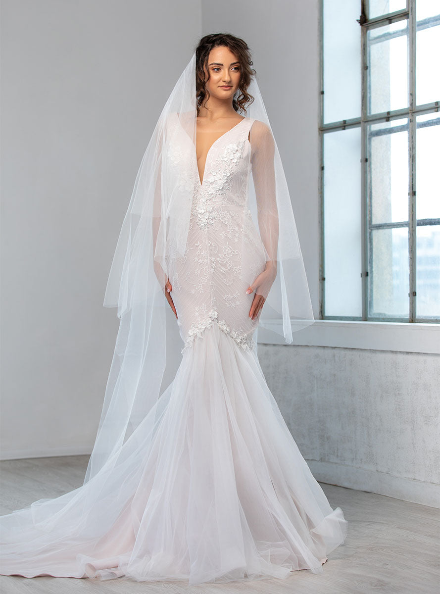 Alethea mermaid wedding dress – Georgiana Iordache